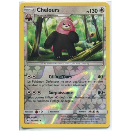 Carte Pokemon SL1 112/149 Chelours Reverse