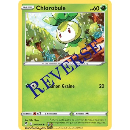 Carte Pokémon EB07 009/203 Chlorobule Reverse